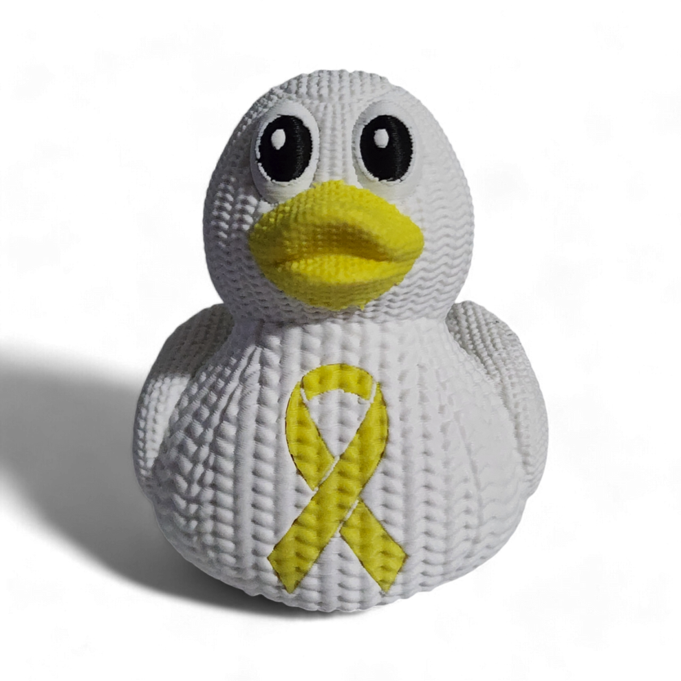 Sarcoma / Bone Cancer Awareness Duck – The Quacktory